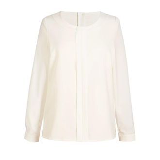 Brook Taverner Riola Bluse f&uuml;r Damen, Lang&auml;rmlig (Cremefarbe)