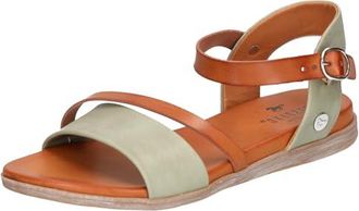 Mustang Jeans Sandales Mode Femme 1424-807, Pointure:39 EU, La Couleur:Vert