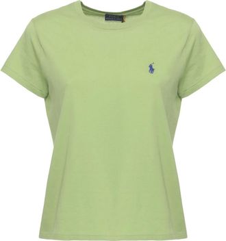 Ralph Lauren Femme, Tops, Vert, Taille: 38 FR T-shirt en jersey Classic Fit Big Pony