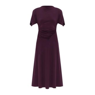 Victoria Beckham Asymmetrisches Wickelkleid - - Dresses - Damen - Lila - XS
