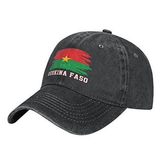 Generic Casquettes De Golf Drapeau du Burkina Faso Vintage Casquette Trucker R&eacute;glable Sunhat pour Entra&icirc;nements Hip Hop Cyclisme