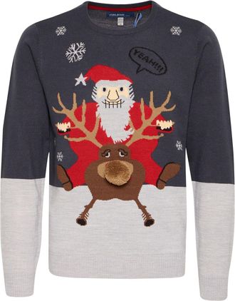 Blend Weihnachtspullover Rudolph