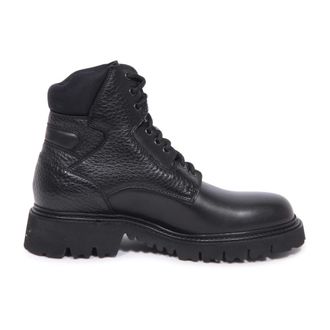 Doucal's Anfibio Stiefel- Made in Italy - - Shoes - Herren - Schwarzk - 44 EU
