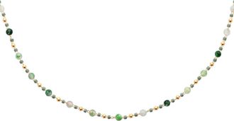 Brillaxis Collier agate verte