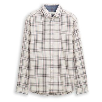 Tom Tailor Herren 1048428 Regular Fit Flanell-Hemd mit Muster, 38922-White Multicolor Check, XXL