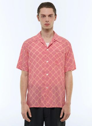 Fursac Chemise hawa&iuml;enne &agrave; motif parasols - Taille XL - Homme