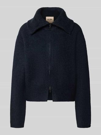 Mos Mosh Strickjacke aus Mohair-Mix mit Label-Detail Modell Hulda