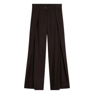 Summum Hose Viskose-Twill - - Trousers - Damen - Braun - XL