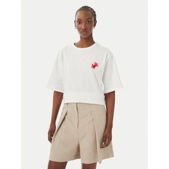 Vero Moda T-Shirt Tammie 10352701 Wei&szlig; Regular Fit