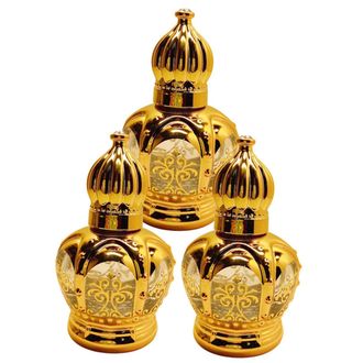 Angoily 3 Stück UV Schutz Glas Flaschen für Ätherische Öle Nachfüllbare Parfümbehälter Kompakte Reiseöl dosierer Leicht und Auslaufsicher für Parfüm und Kosme