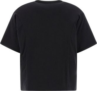 Yohji Yamamoto Padded Lyocell Blend T-Shirt - Black