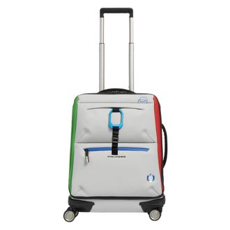 Piquadro Corner 2.0 Slim Wasserabweisender 4-Rad Kabinenkoffer - - Suitcases - Herren - Wei&szlig; - ONE SIZE