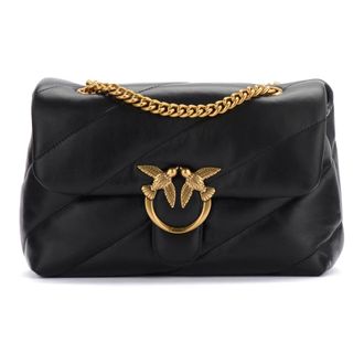 Pinko Pinko, Femme, Sacs, Noir, Taille: ONE Size Love Puff Classic Handbag