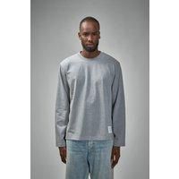 Thom Browne Oversized Long Sleeve Tee W/ RWB Knit Trim