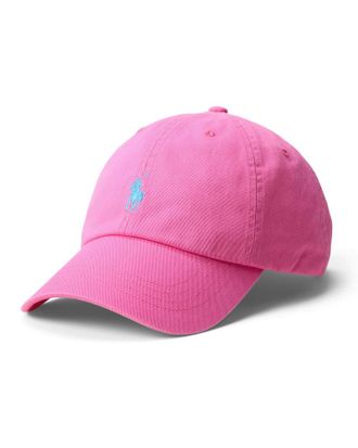 Ralph Lauren Cap aus Baumwoll-Twill mit Pony-Stickerei in