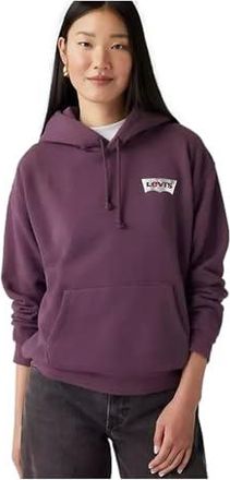 Levi's Sweat &agrave; Capuche Graphic Everyday pour Femme, Polka Dot Shine BW Plum Perfect, M