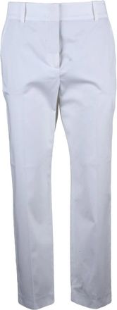 Eleventy Femme, Pantalons, Blanc, Taille: 42 FR Straight Pantalons