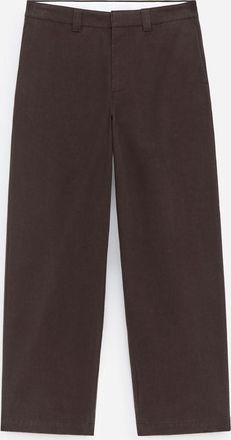 Arket Weite Chinohose Aus Baumwolle -Braun