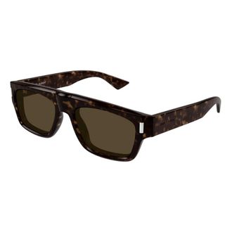 Saint Laurent Sonnenbrille SL 762 in Schwarz - - Accessories - Herren - Braun - 55 MM