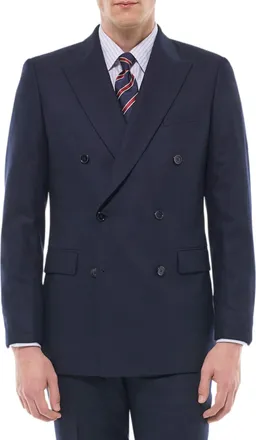 Fursac Veste de costume crois&eacute;e en laine - Taille 44 - Homme