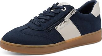 Marco Tozzi Marco Tozzi Damen Sneaker weiches Feel Me Wechselfu&szlig;bett weiches Innenfutter Modern, blau (Navy), 40 EU