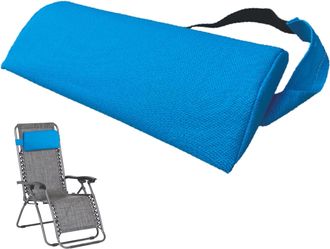 Generic Reklinierbares Nackenkissen, Ergonomisches Design für Kissen abnehmbar durch Kopf und Hals, weiche Kopfstütze für Liegestühle Deckstühle mit Kissengur