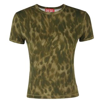 Diesel T-Anima T-Shirt - - Tops - Damen - Gr&uuml;n - XS