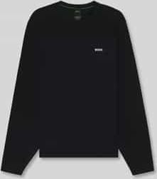 HUGO BOSS Pullover mit Logo-Schriftzug KN_Momentum-X CN
