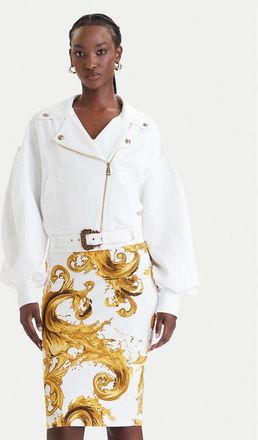Versace Jeans Couture &Uuml;bergangsjacke 80HAS410 N0432 Wei&szlig; Loose Fit