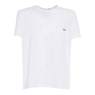 Fay Homme, Tops, Blanc, Taille: S Jersey Pocket T-Shirt