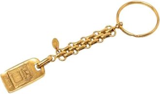 Chanel Pre-owned Metal Key Holder - - Pre-owned - Damen - Gelb - ONE SIZE