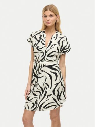 Vila Kleid f&uuml;r den Alltag Clo 14101673 Beige Regular Fit