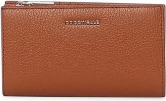 Coccinelle Femme, Accessoires, Brun, Taille: ONE Size Metallic Soft Wallet