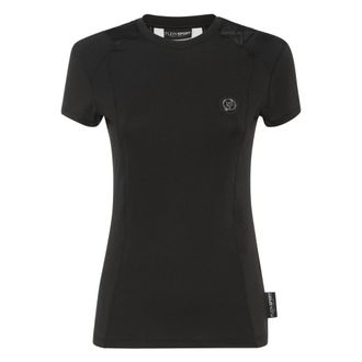 Plein Sport T-Shirt Rundhals - - Sport - Damen - Schwarzk - S