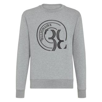 Billionaire Boys Club Homme, Sweatshirts et sweats &agrave; capuche, Gris, Taille: 2XL SweaT-shirt LS Double B