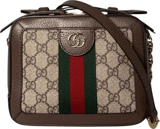 Gucci Hobo Bags - Ophidia GG Mini Schultertasche Braun / sehr - Gr. unisize - in Braun - f&uuml;r Damen