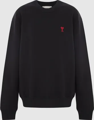 Ami Sweatshirt Ami de Coeur Rouge Noir