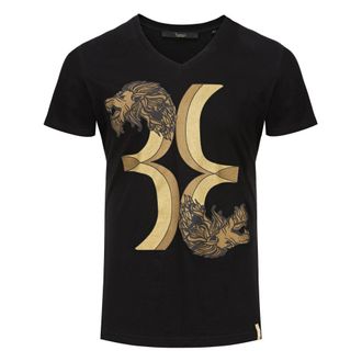 Billionaire Boys Club T-Shirt V-Neck Lion - - Tops - Herren - Schwarzk - XS