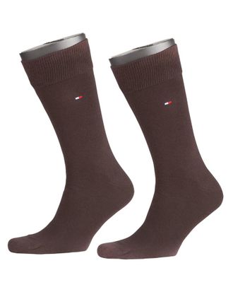 Tommy Hilfiger 2er Pack Socken mit kleiner Flag-Stickerei in