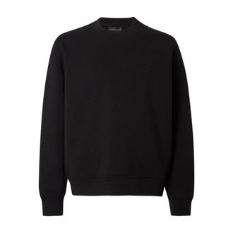Emporio Armani Femme, Sweatshirts et sweats &agrave; capuche, Noir, Taille: 38 FR SweaT-shirt &agrave; col rond avec logo
