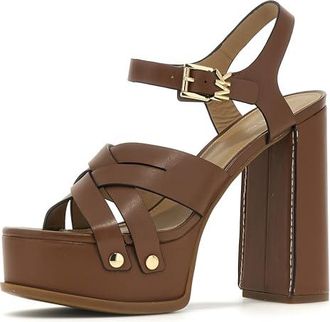 Michael Kors Femme Nora Heeled Shoes, Luggage, 38.5 EU