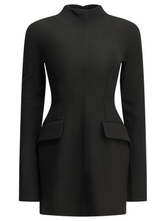 Sportmax Max Mara Robe Courte Sportmax En Laine Stretch