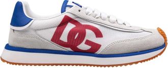 Dolce & Gabbana Homme, Chaussures, Multicolore, Taille: 44 EU Baskets Blanc/Rouge Coussin Ss25