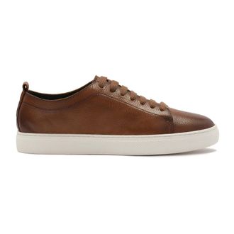 Kazar Braune genarbte Ledersneaker - - Shoes - Herren - Braun - 44 EU