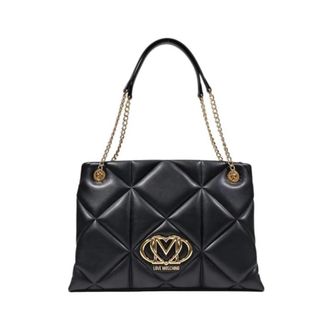 Love Moschino Gesteppte Schultertasche - - Bags - Damen - Schwarzk - ONE SIZE