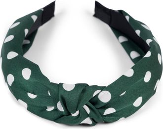 styleBREAKER Haarschmuck Haarreif gepunktet mit Knoten Rockabilly