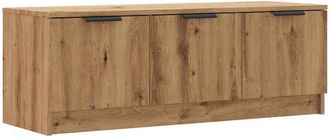 vidaXL Meuble tv ch&ecirc;ne artisanal 102x35x36,5 cm bois ding&eacute;nierie Vidaxl