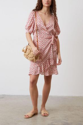 Gerard Darel Robe courte portefeuille - JOSS - Beige ros&eacute;