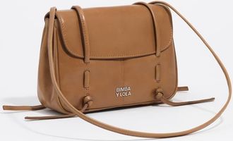Bimba & Lola Lolita - Mini-sac en cuir &agrave; rabat - Miel-Jaune