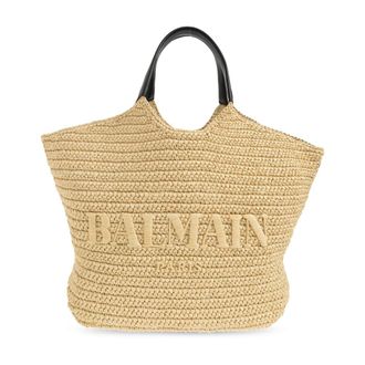 Balmain Femme, Sacs, Beige, Taille: ONE Size The Logo Bag